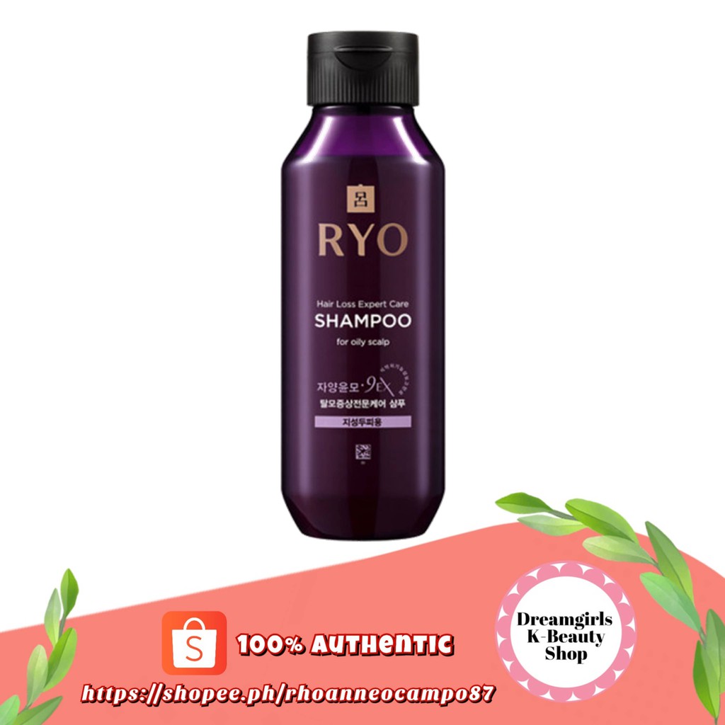 RYO Jayangyunmo 9EX Hair Loss Expert Care Shampoo 180ml | Shopee ...
