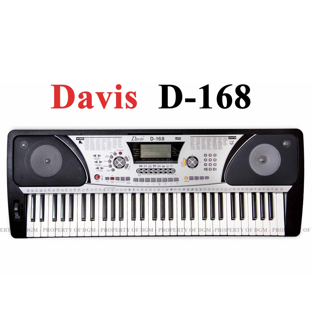 61 keys Electronic Keyboard Davis D-168 | Shopee Philippines