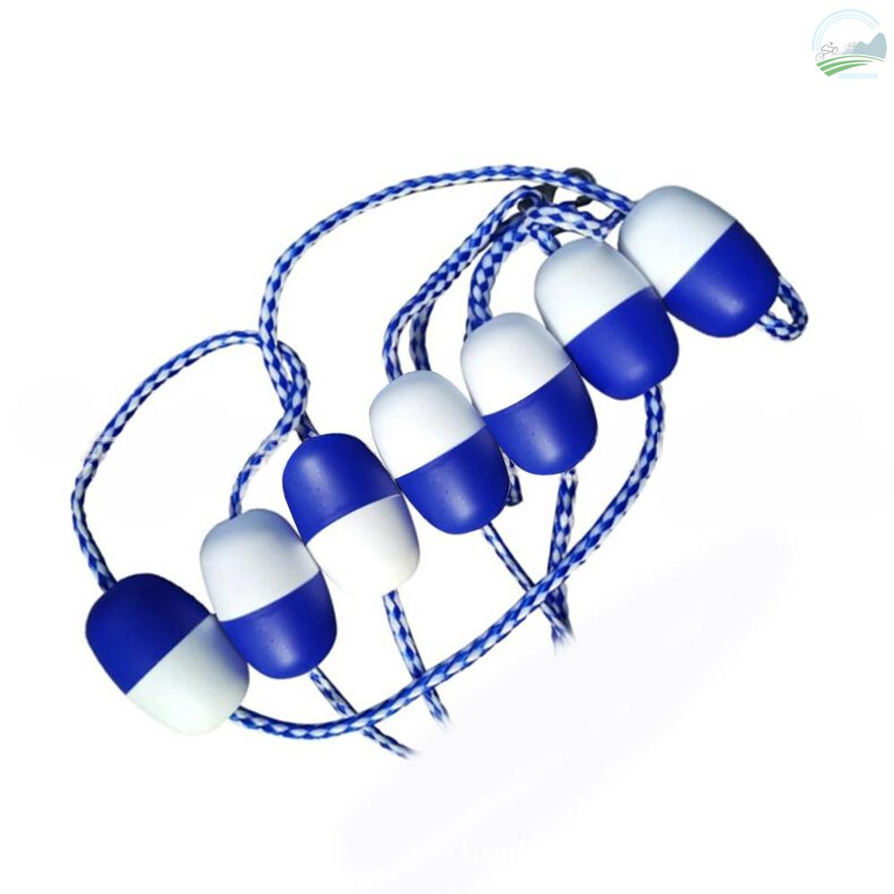 Y 5m / 16.4 ft Pool Safety Float Lines Blue and White Divider Rope Pool ...