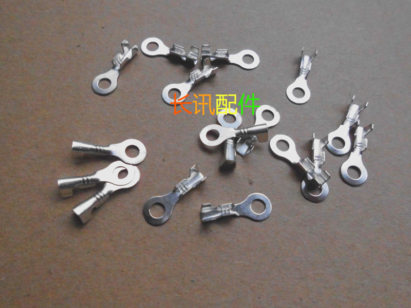 3.2 Connector Cold Press Terminal Connector Copper Open Nose Round Bare ...