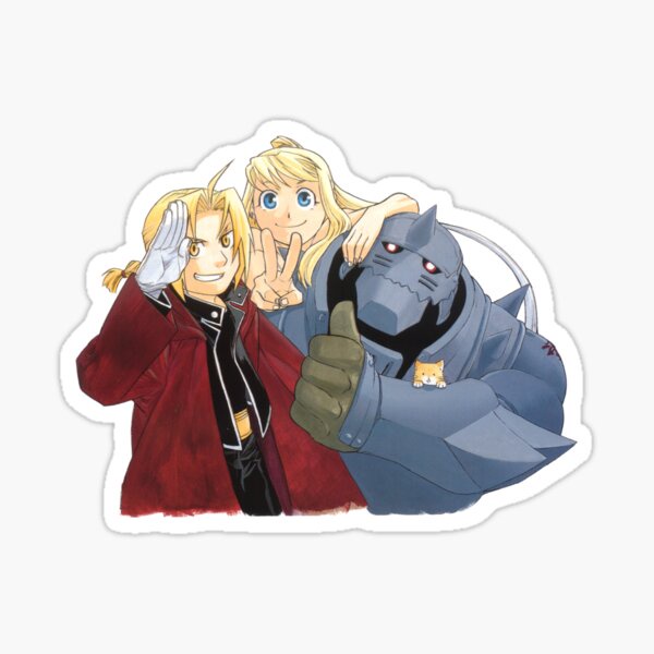 Anime Stickers / Fullmetal Alchemist Brotherhood Anime Sticker ...