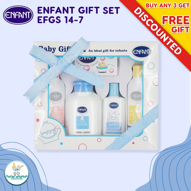 BFCM Enfant Baby 5 pcs. Toiletries Gift Set EFGS 14-7(No Box) | Shopee ...