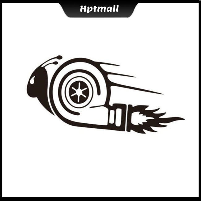Y2 3D Car Sticker Stylish DUB Drift Race Turbo Snail Funny Cool ...