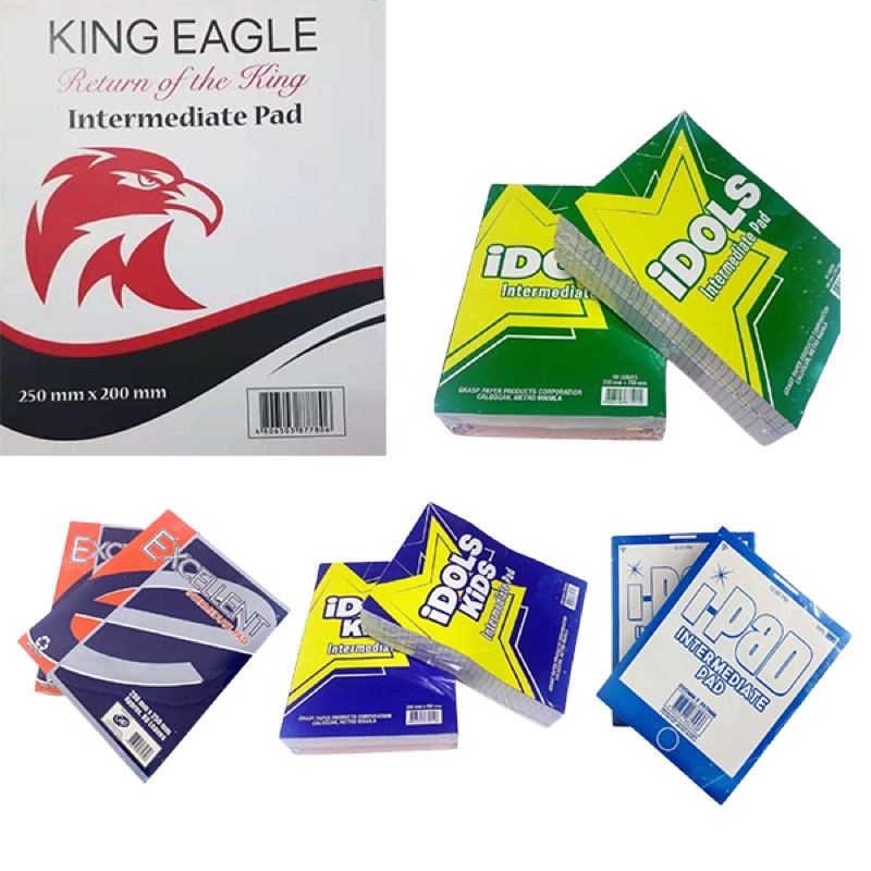 intermediate pad paper(one pad 70page) long pad | Shopee Philippines