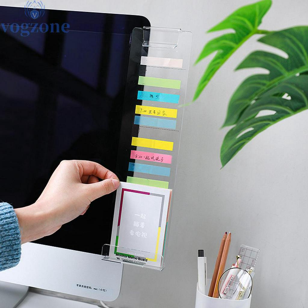 Computer screen Monitor Side sticky notes Holder | Shopee Philippines