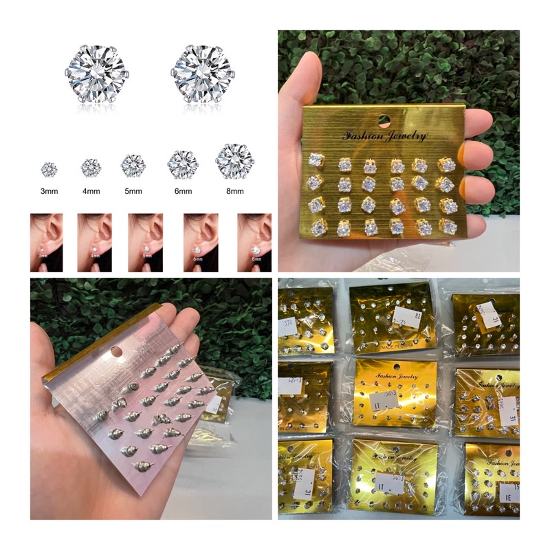 25th ️ by pad crystal white silver tube stone unisex men’s women’s ...