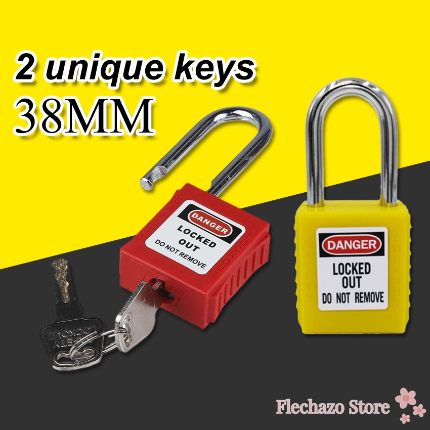 38mm Safety Lockout Padlock Keyed Different Lock Insulation for ...