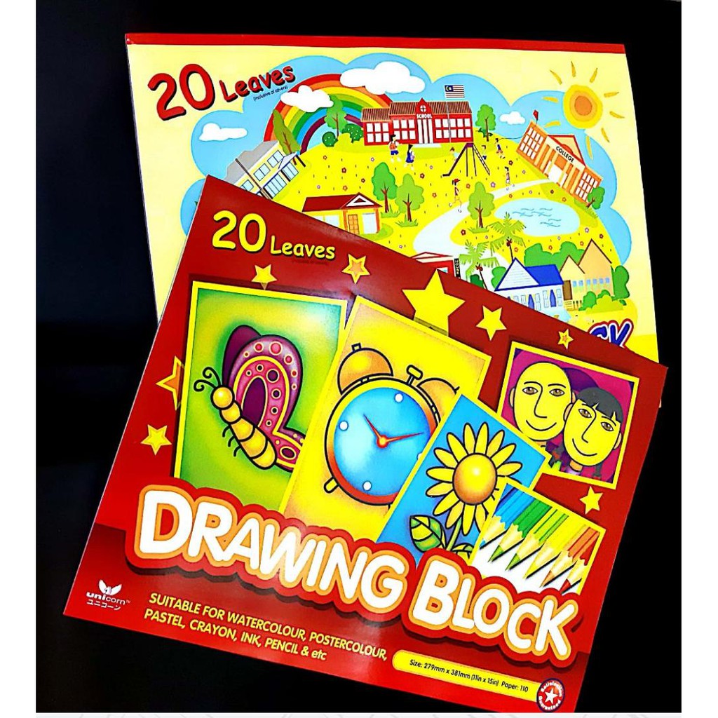 UNICORN DRAWING BLOCK (NO. DP-105) | Shopee Philippines