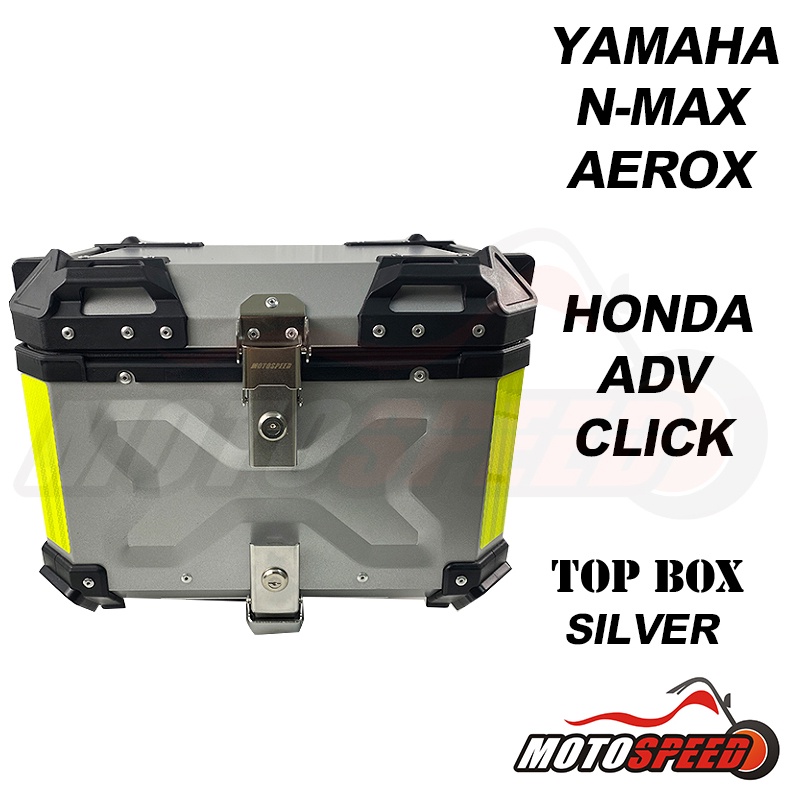 Top 1 Original Pure Alloy Top Box 45L Not Plastic For YAMAHA NMAX AEROX ...