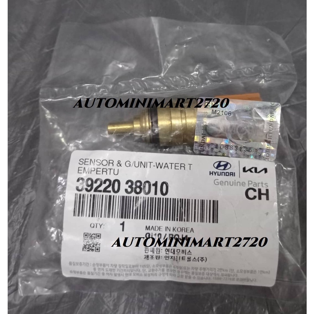 WATER TEMPERATURE SENSOR ORIGINAL HYUNDAI MOBIS 39220-38010 | Shopee ...