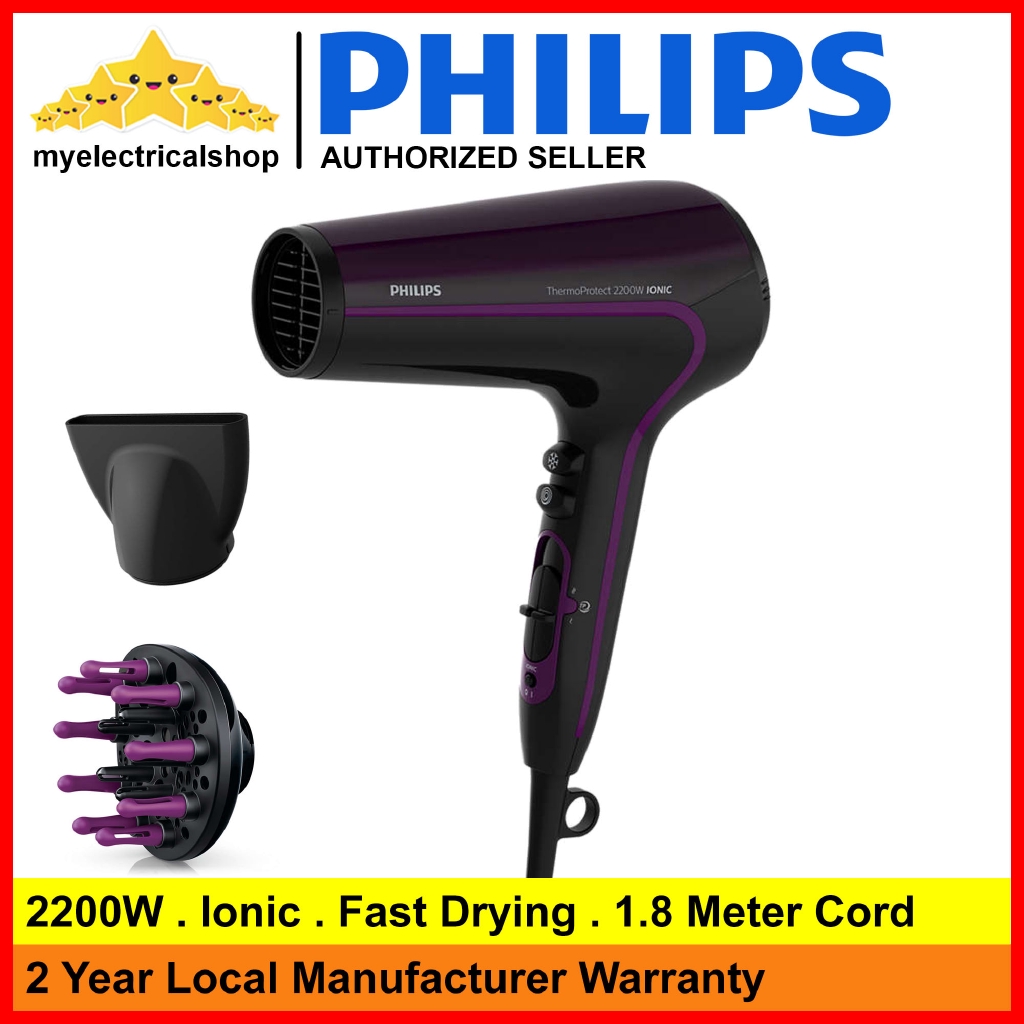 Philips Hair Dryer HP8233 ( 2200W ) With Massaging Volume Diffuser ...