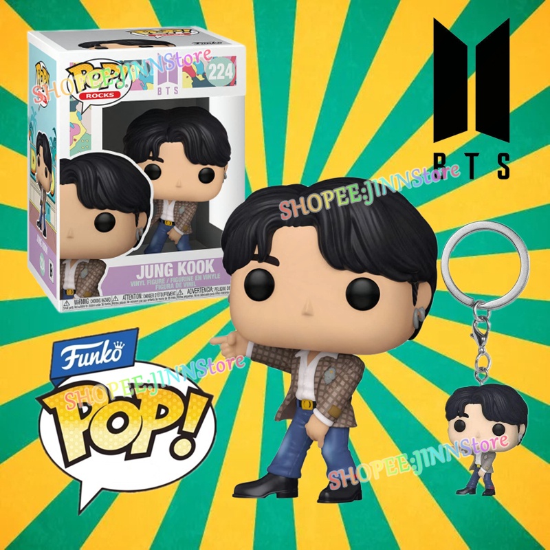 JINN Funko Pop 224# BTS Vinyl JUNG KOOK Action Figures Model Desk ...