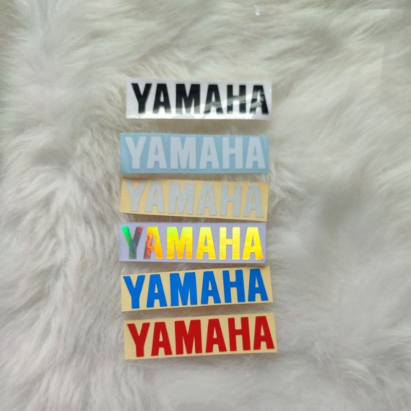 Yamaha Vinyl Sticker (1.8cm x 6cm) Waterproof | Shopee Philippines