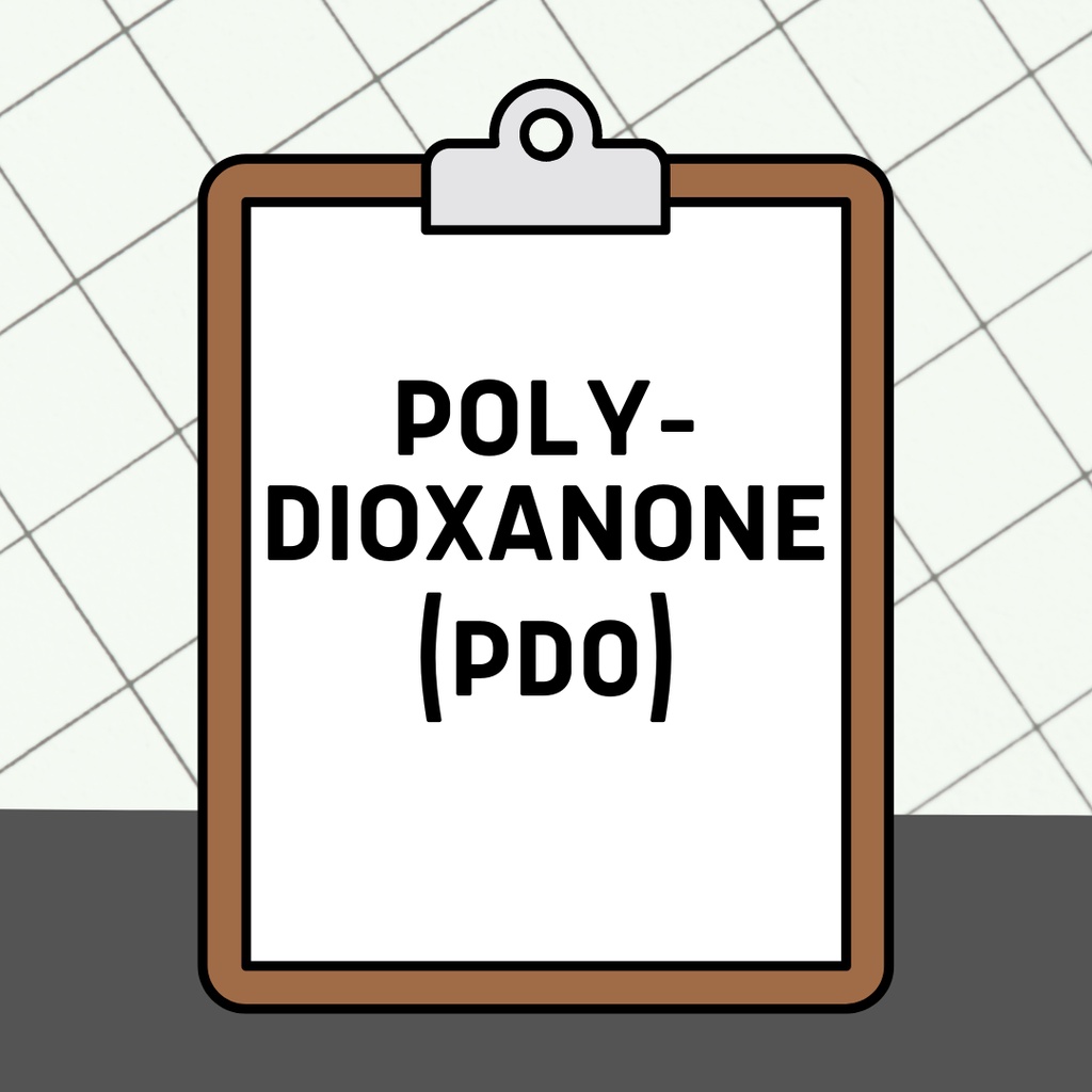 Surgical Polydioxanone Suture (PDO suture/PDS Suture type) | Shopee ...