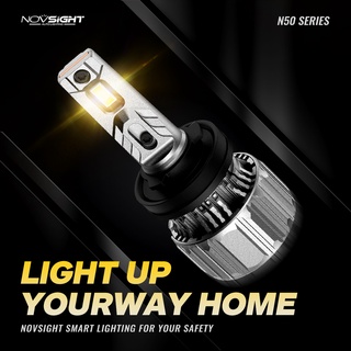 Novsight New Arrival N50Y 3000K N50 6500K yellow light Option H11 H9 H8 ...