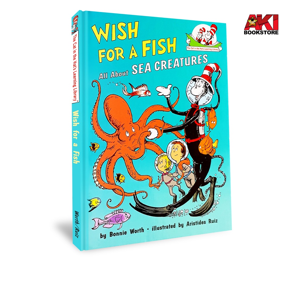 AUTHENTIC Wish For A Fish: All About Sea Creatures © 1999 Bonnie Worth ...