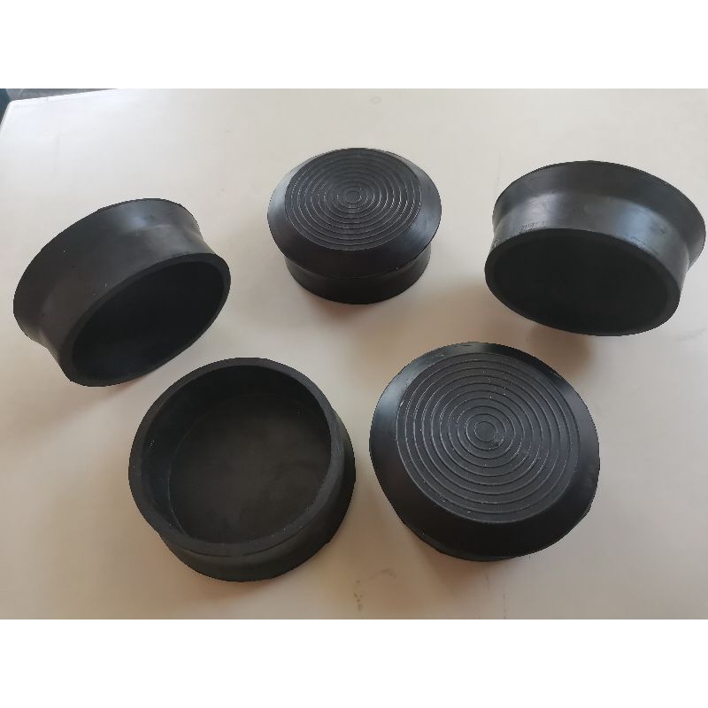 3 inches (76mm) (Hole/Butas) ROUND OUTER HEAVY DUTY Rubber Footings ...