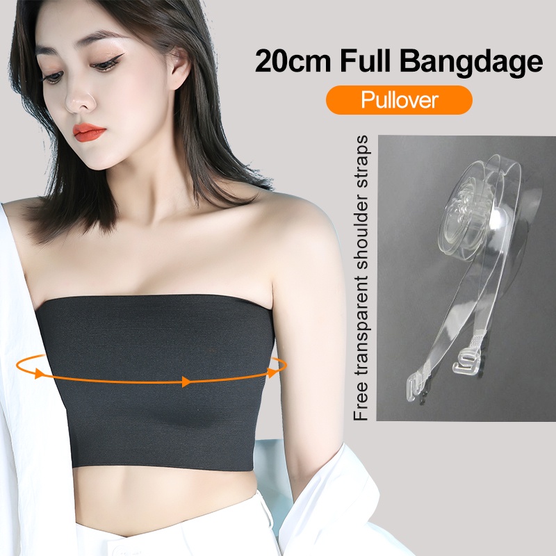 20cm Full Bandage Tube Chest Breast Binder Pullover Straps Chest Binder