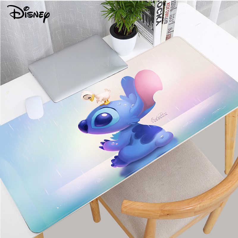 Disney Cute Stitch Anti-Slip Cartoon Anime Gaming Mouse Pad Keyboard ...
