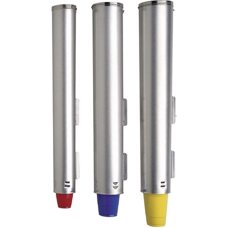 dispense-rite pullout stainless cup dispenser 16oz-32oz stainless ...