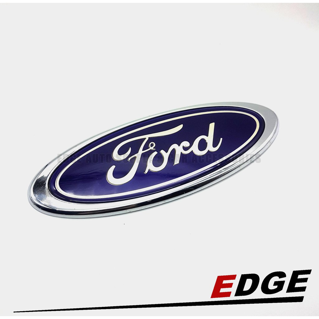 Emblem - Ford Logo // adhesive ready sticker word stick-on decal logo ...