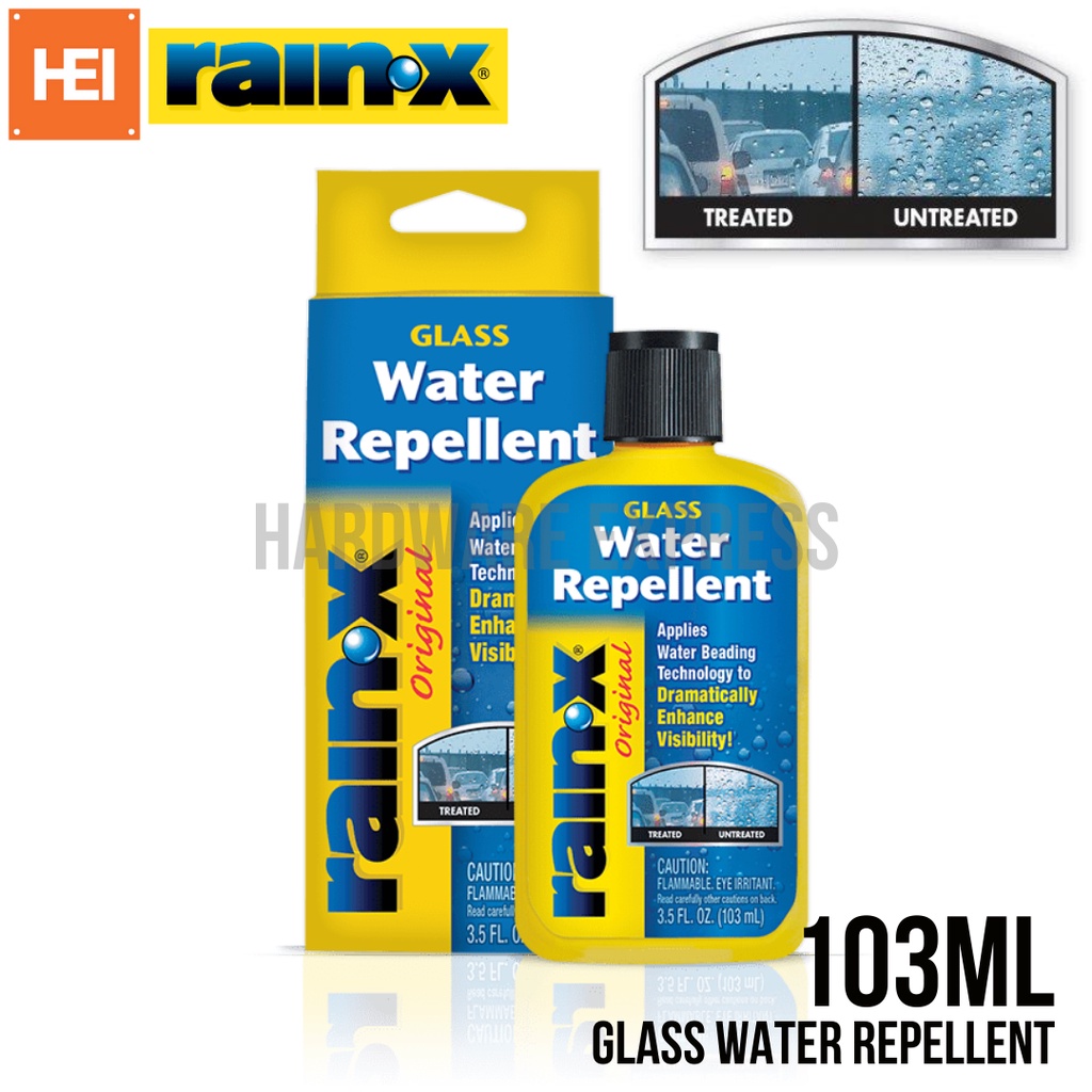 RainX Glass Water Repellent 103ml or 207ml (For windshields / fog ...