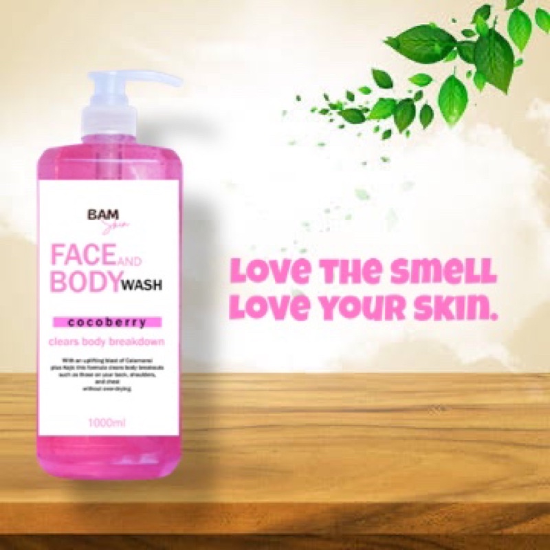 Bam Skin Cocoberry Face and Body Wash 1 Liter | Shopee Philippines