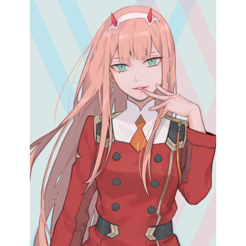 Zero two Poster / Darling in the Franxx Posters / Japanese Anime ...