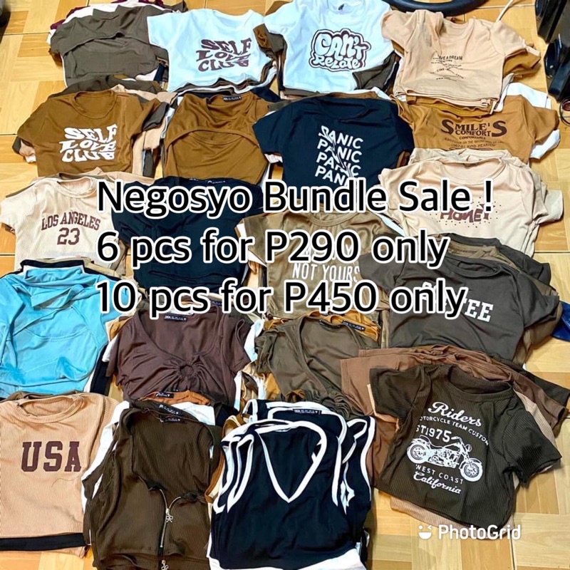 Negosyo Bundle Sale! High Quality Croptops | Shopee Philippines