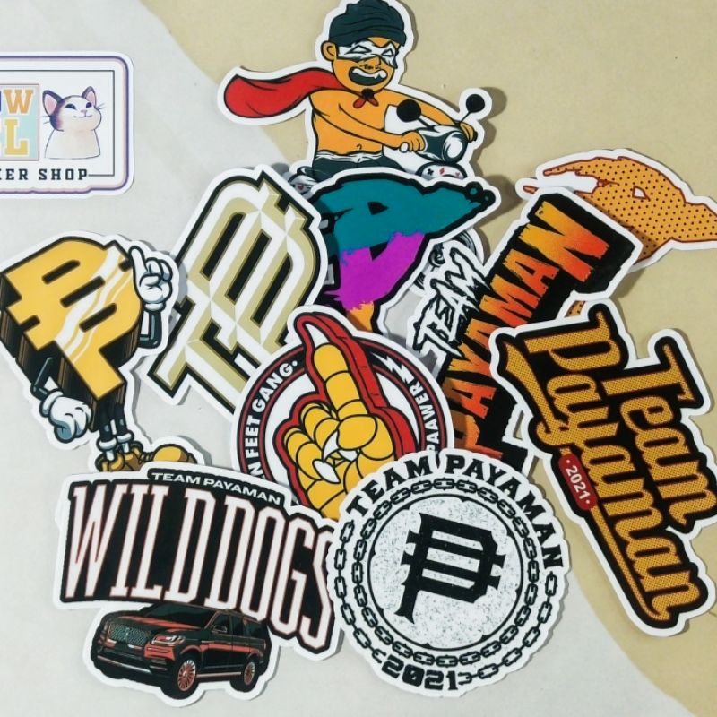 [10 pcs] Team Payaman Series 4 stickers | Shopee Philippines