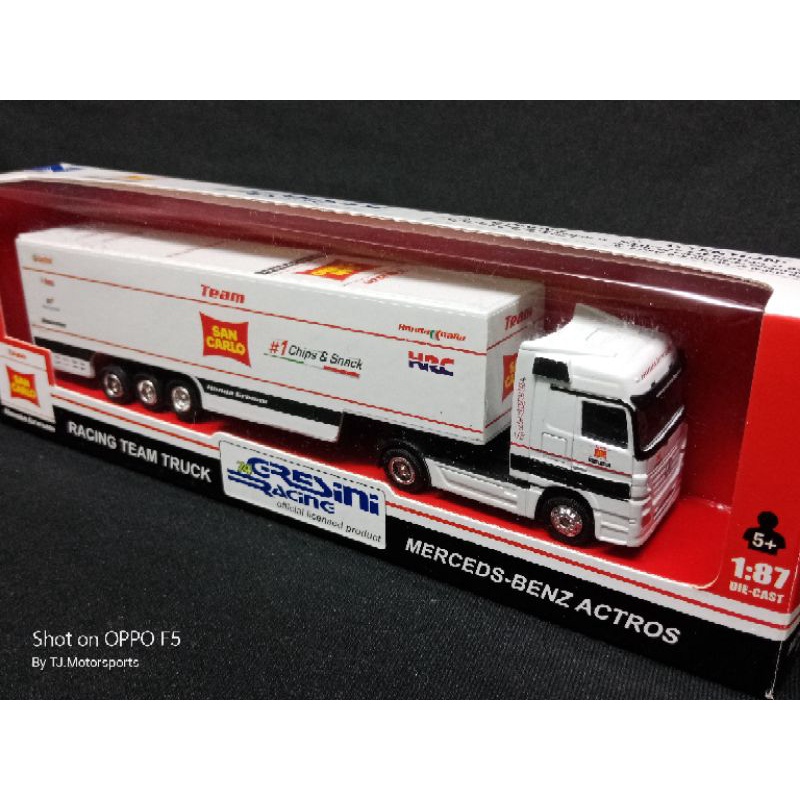 Replika Lori Truck Treler Kontena Honda Team Iveco Mercedes Motogp ...