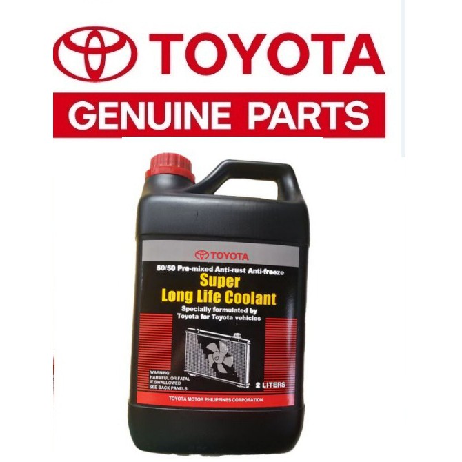 Genuine TOYOTA SUPER LONG LIFE COOLANT 2 LITERS PINK 50/50 | Shopee ...