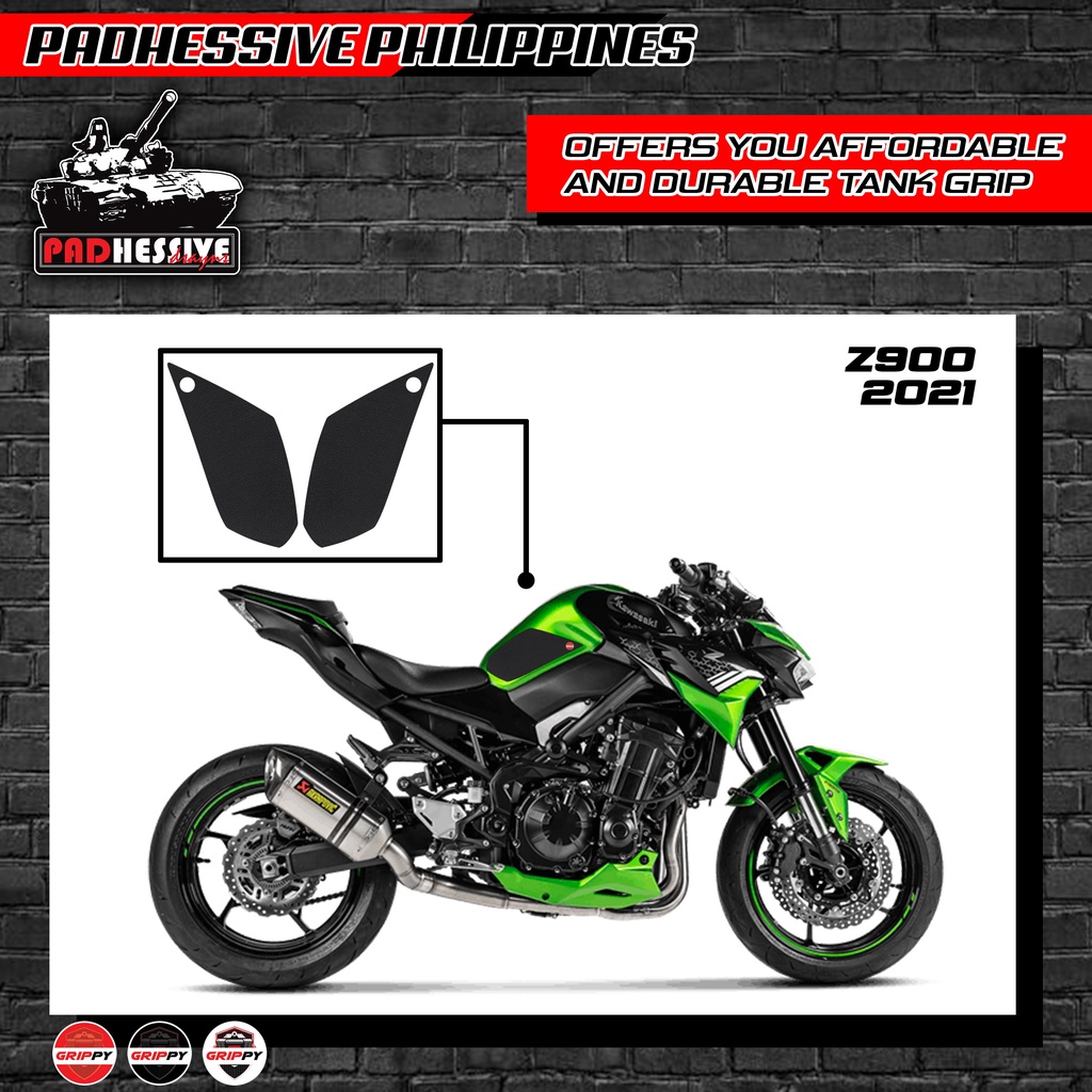 KAWASAKI Z900 2021 TANKGRIP PROTECTOR TRACTION TANKPAD SIDE ANTI SLIP ...