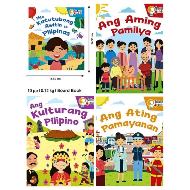 BATANG MATALINO BOARD BOOKS | Shopee Philippines