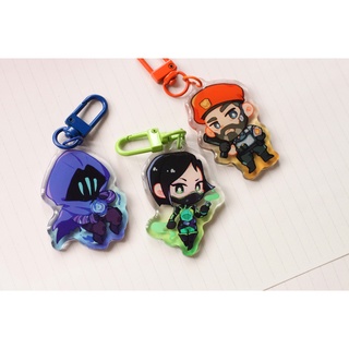Valorant Agent Buddies Acrylic Keychains | Shopee Philippines