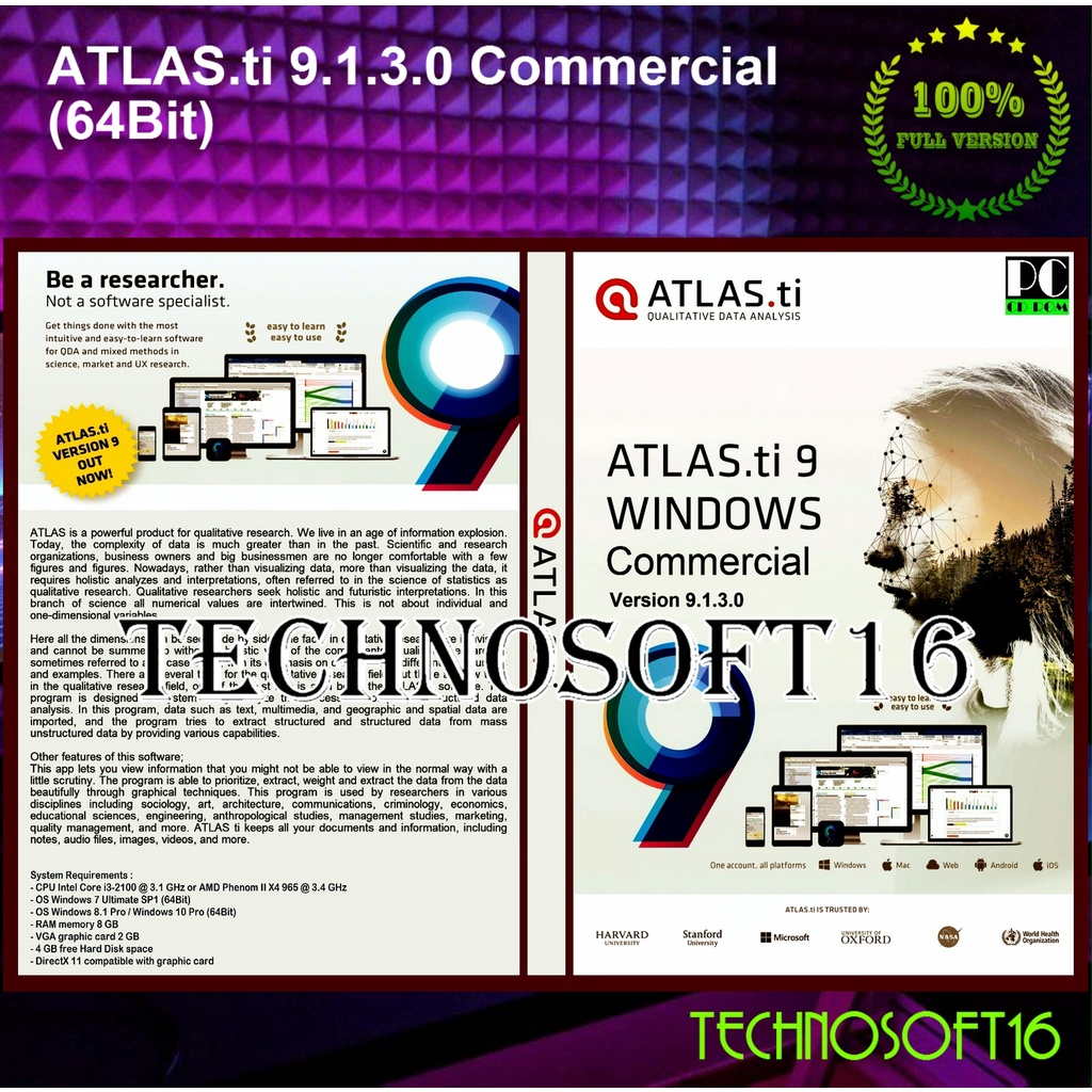Atlas.ti 9.1.3.0 Commercial (64Bit) | Shopee Philippines