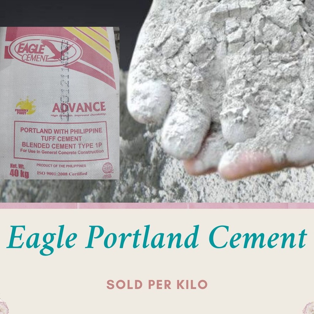 Portland Cement Eagle Cemento - Sold per kilo - tingi Semento | Shopee ...