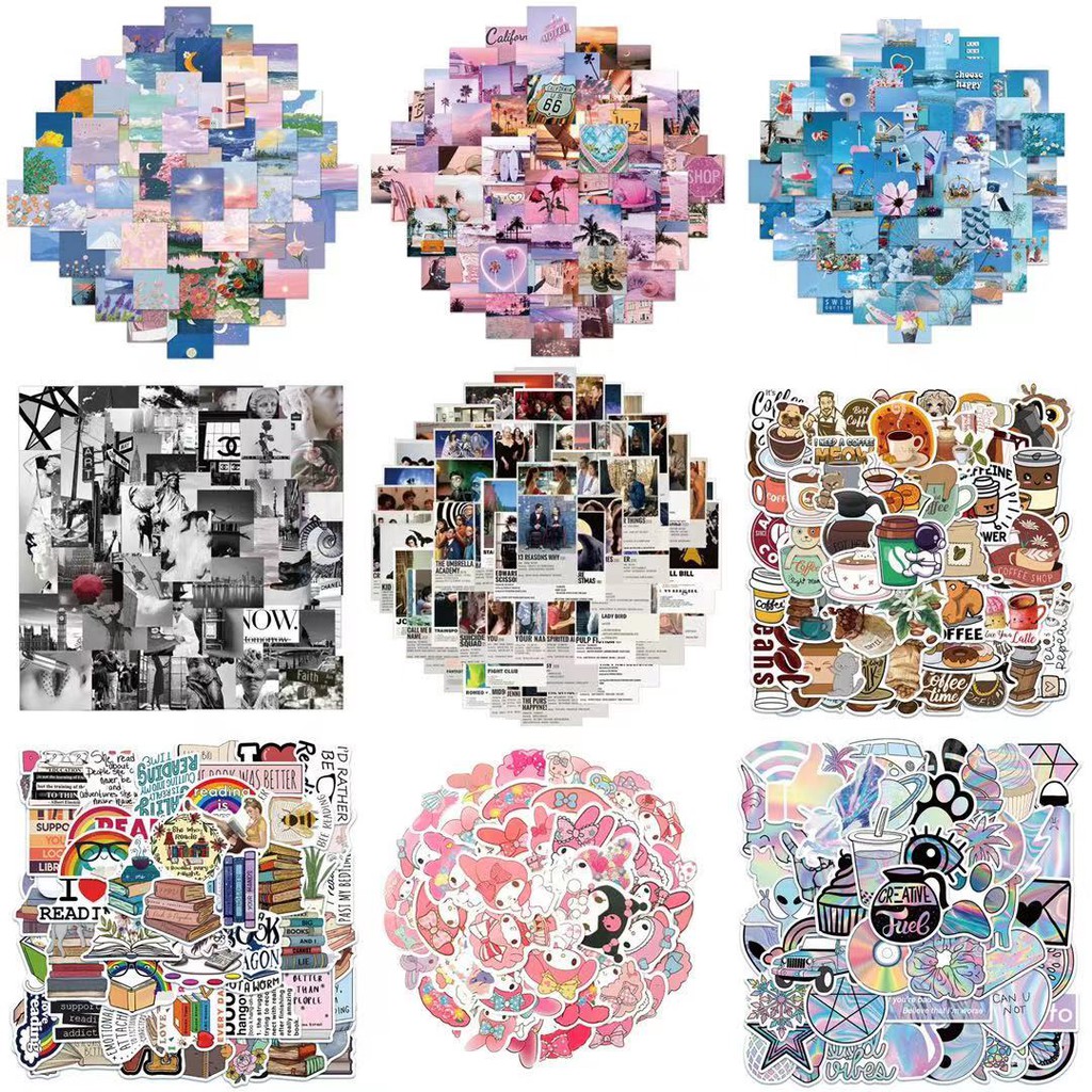 non-repetitive personalized suitcase notebook graffiti waterproof ...