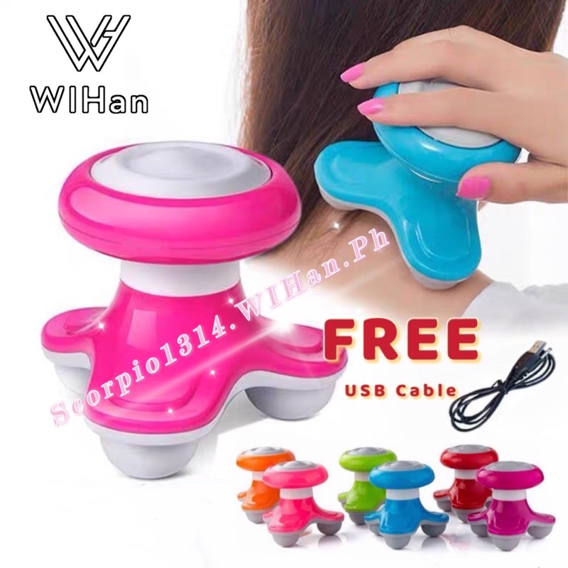 WIHan Mini Massager Portable Multi Triangle Massager Electric Handheld ...