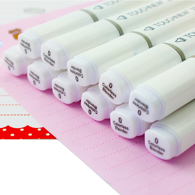 Markers Colorless Blenders Pen with Double Headed Alcohol Manga Blend ...