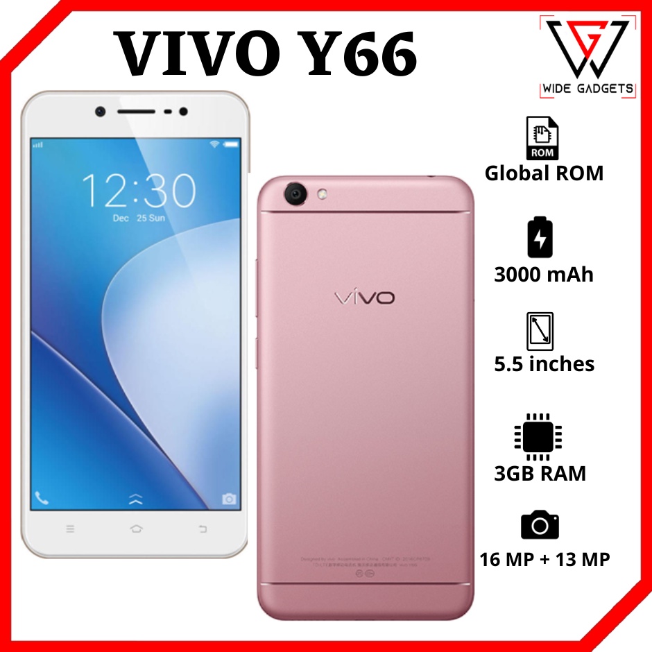Vivo Y66 Global Version / 4G LTE / 5.5 Inches | Shopee Philippines
