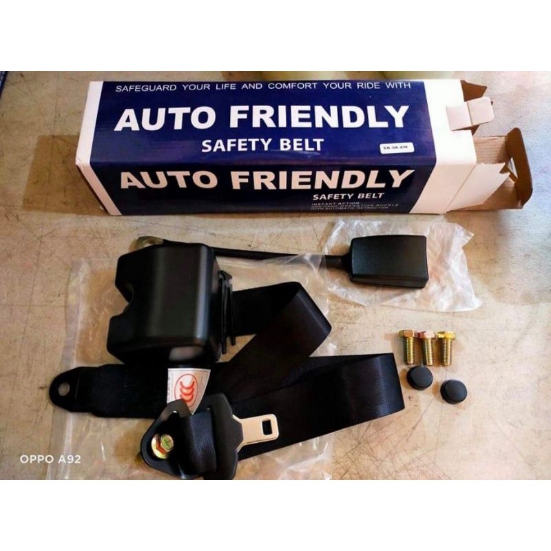 Seat Belt 3 Point Retractable (Autofriend) | Shopee Philippines