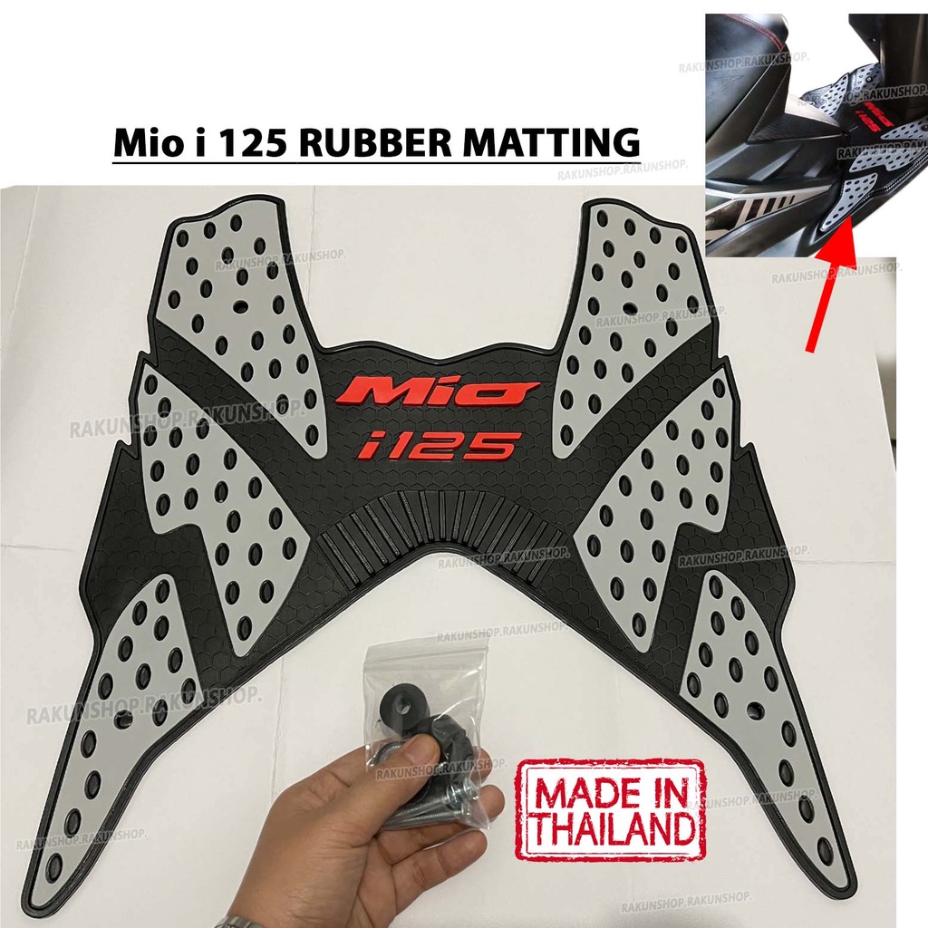 Mio i 125 Rubber matting for m3 YAMAHA POWER GRAY Made in THAILAND with ...