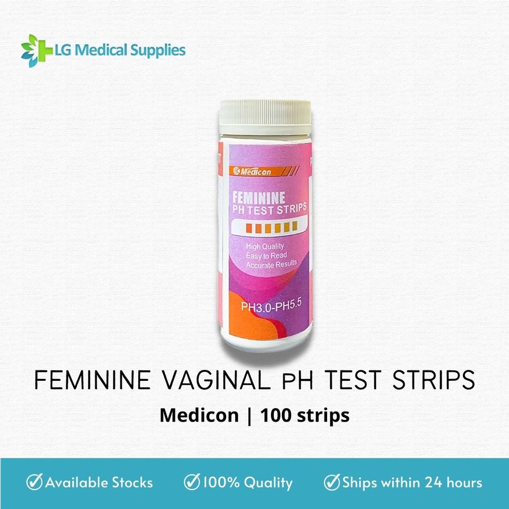 Medicon Vaginal Health Feminine pH Test Strips, Monitor and Prevent ...