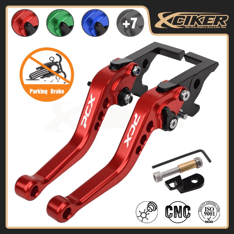 For HONDA PCX 160/150/125 Parking Brake Lever CNC Motorcycle Adjustable ...