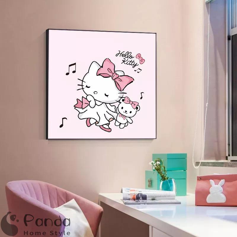 Hello Kitty poster Japanese Anime Cartoon Poster Canvas Painting Wall ...