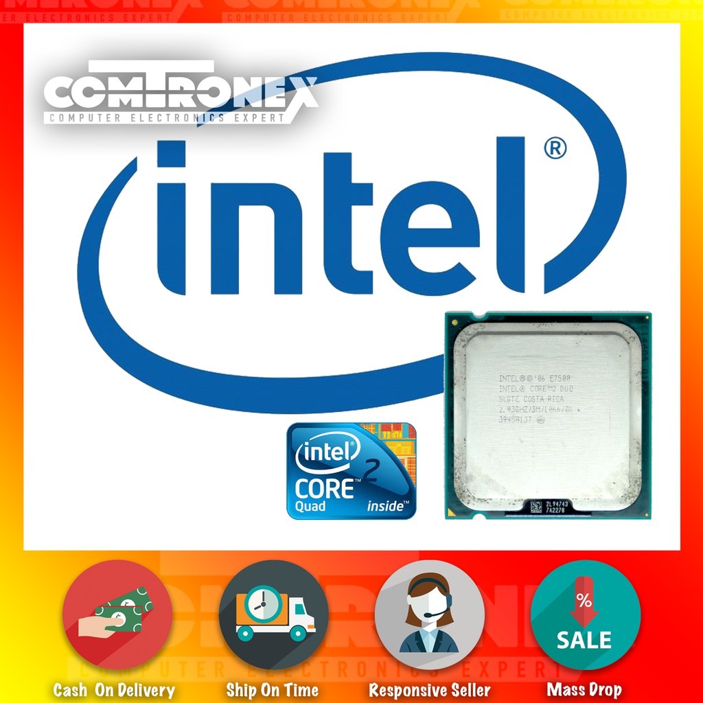 Intel Core 2 Duo Processor E7500 2.93 Ghz (USED) | Shopee Philippines