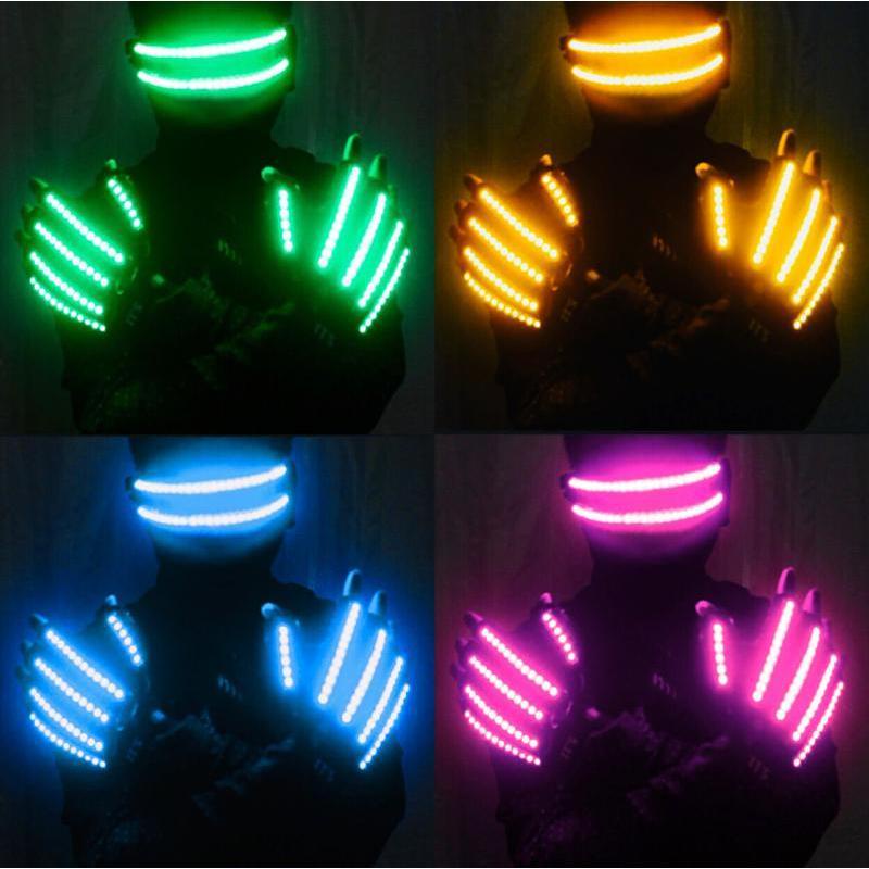 Bar LED Laser Gloves Glasses GOGO Performance Costumes Atmosphere ...