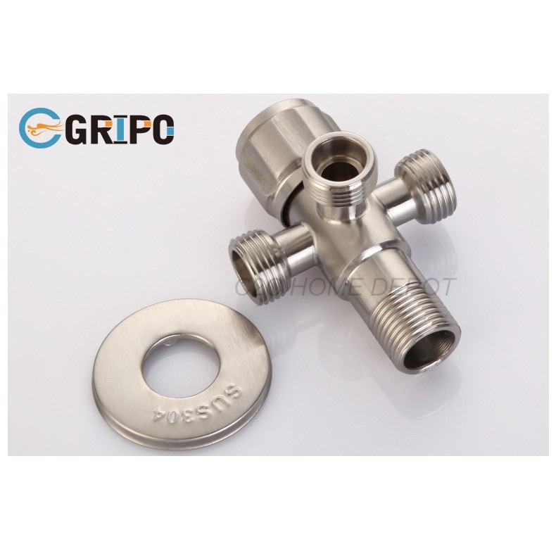 GRIPO sus 304 stainless high quality 3 way angle valve _O | Shopee ...