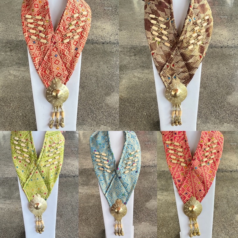 Welcome Lei with Gong Batik Garland Silk Handwoven Welcome Lei Garland ...